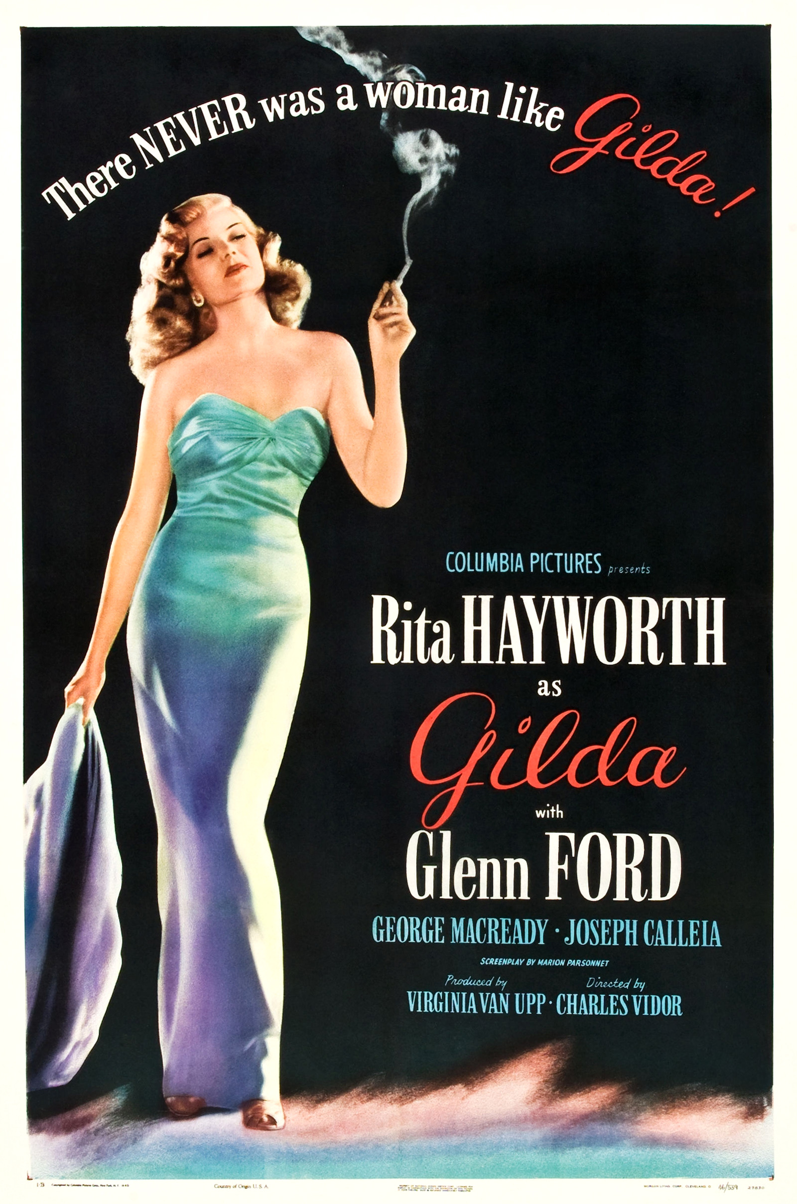 Gilda (1946) – Estante da Sala